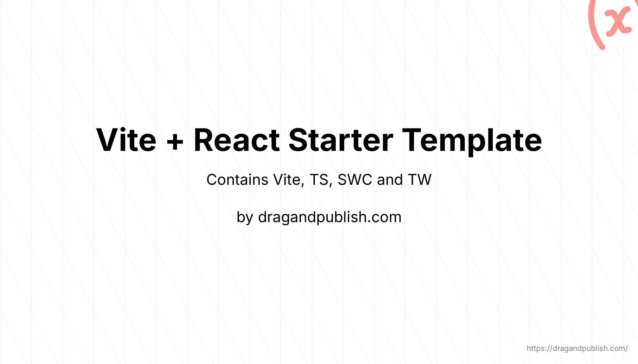 Github Drag And Publish Vite React Starter Template Vite React